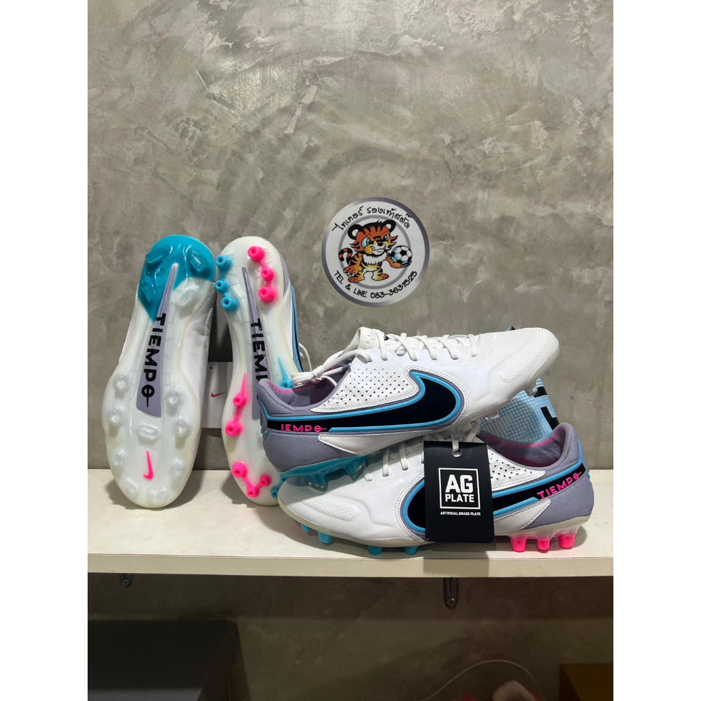 Nike Blast Pack Tiempo Legend9 Elite AG / FG รองเท้าฟุตบอล ตัวท็อปของแท้ มือ1 ปุ่มเอจี หญ้าเทียม ...
