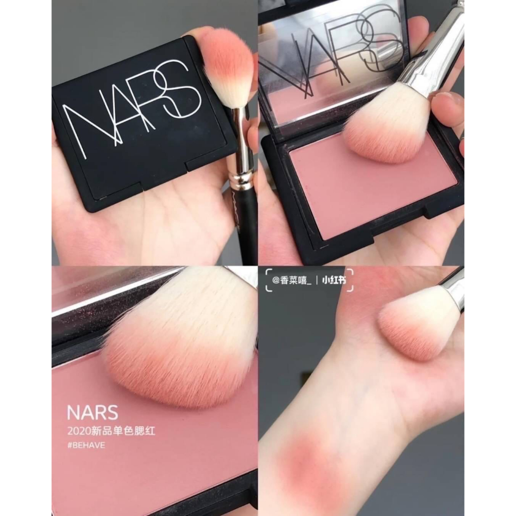 NARS Blush ขนาด 1.2g #Behave โทนชมพูแบบผู้ดีมากกก สีนัวๆละมุนๆ มีความชมพูออกตุ่นๆ นิดนึง #ป้าย ...