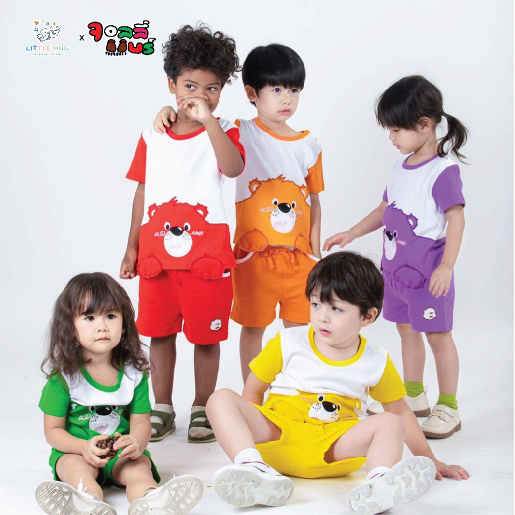 Little Hug เสื้อยืดหมีจอลลี่แบร์ 5 สี (LJ14-18) | Shopee Thailand