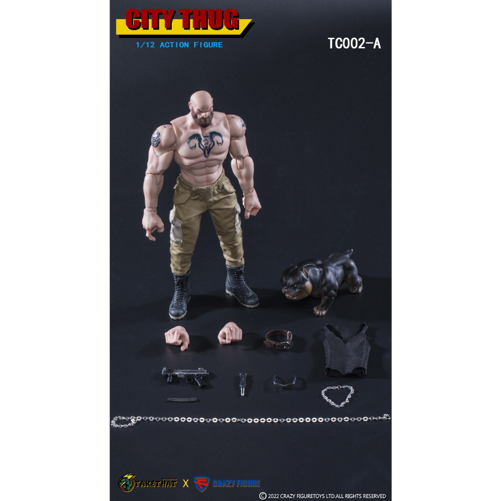 TAKETHAT X CRAZY FIGURE 1/12 : CITY THUG Action Figure มีให้เลือก3แบบ ...