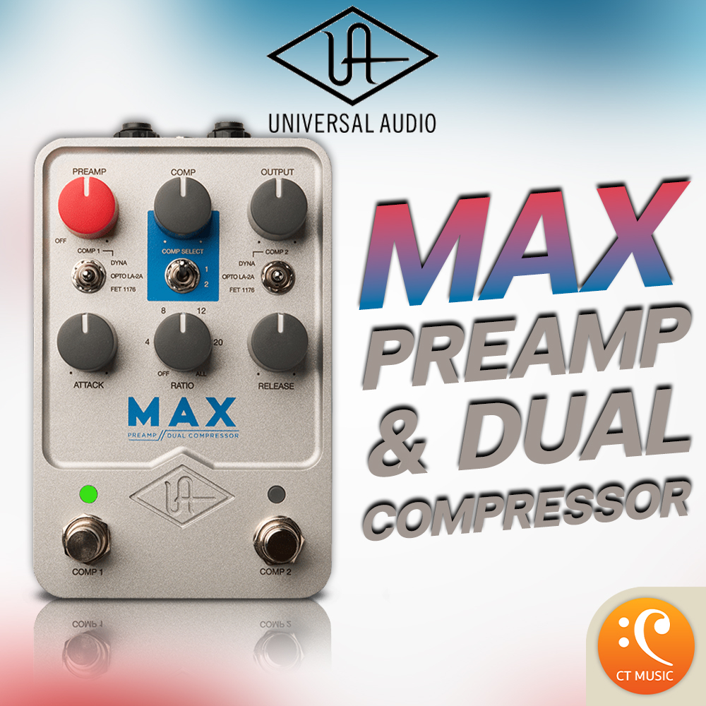 Universal Audio UAFX Max Preamp & Dual Compressor เอฟเฟคกีตาร์ | Shopee ...