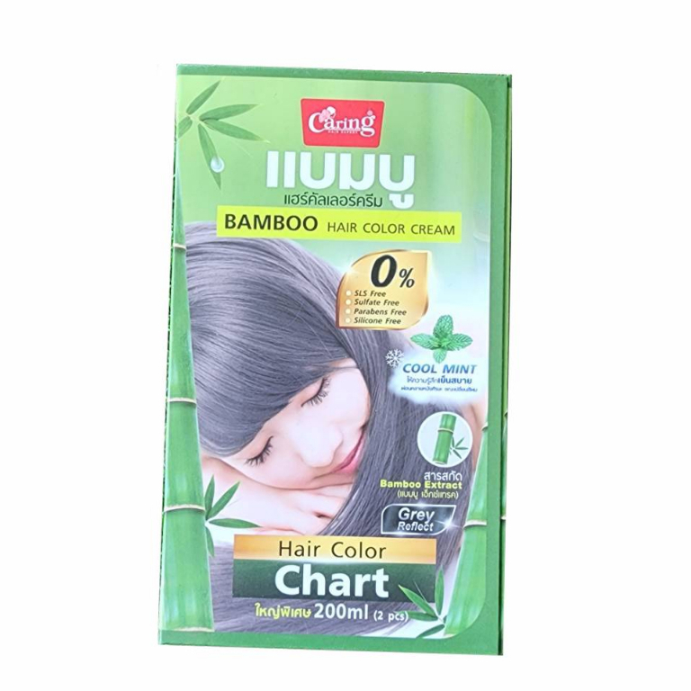 สีย้อมผมแคริ่งแบมบู Caring Bamboo Hair Color Cream 200 ml. | Shopee ...