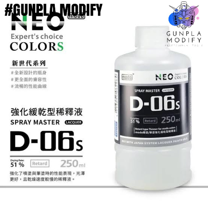 MODO D-6S SPRAY MASTER น้ำยาเพิ่มความไหลลื่นสำหรับงานพ่นสี ชะลอการแห้ง ...