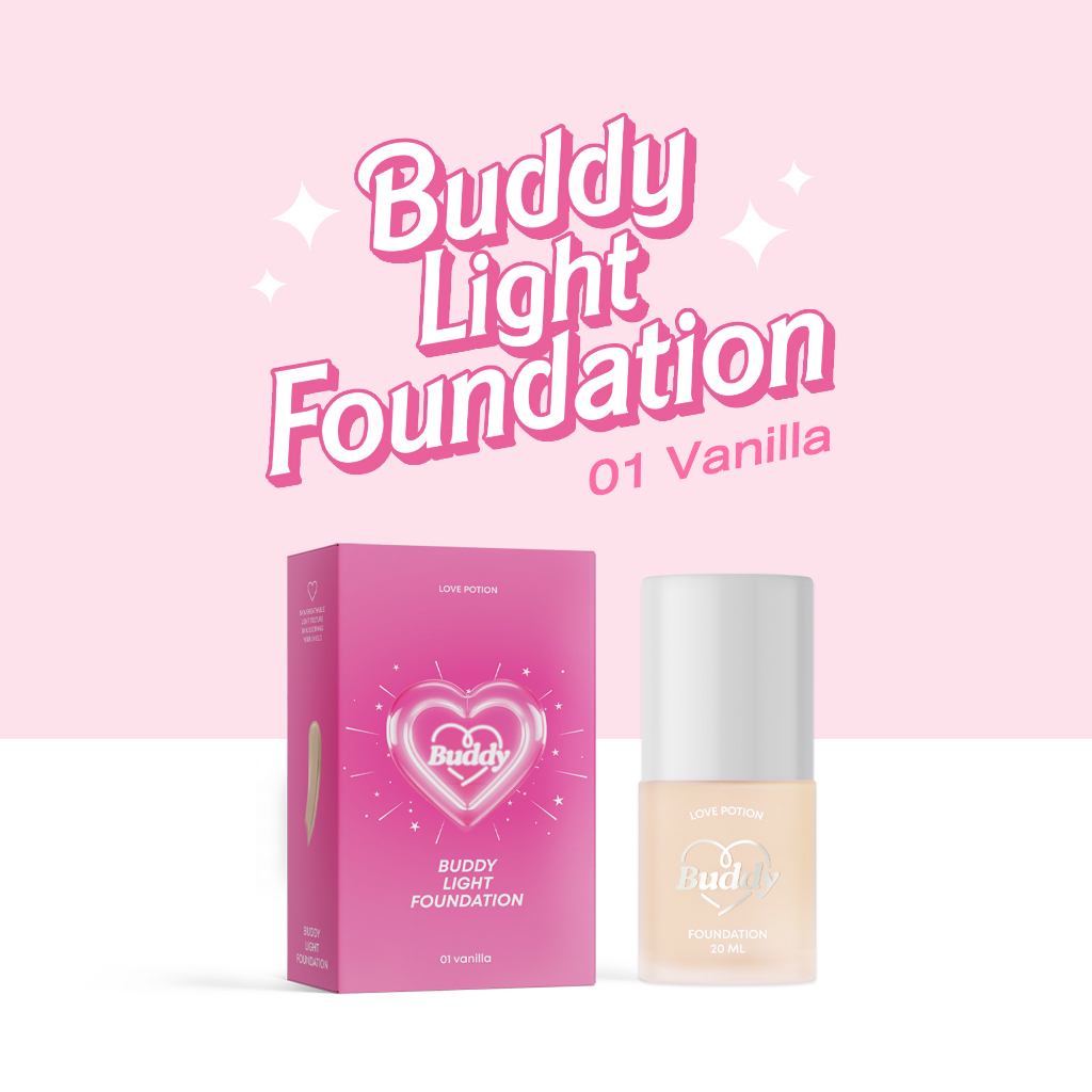 Buddy Light Foundation รองพื้นบั้ดดี้ ขนาด 20 ml. | Shopee Thailand