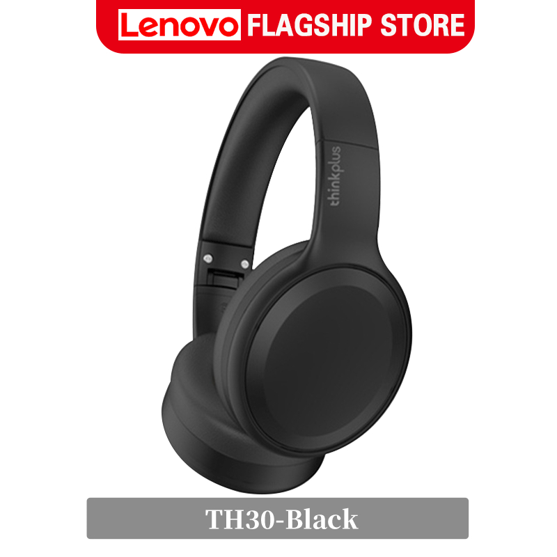 LENOVO TH30 หูฟังแบบหมวก หูฟังไร้สายเร็วเชื่อม หมีดเสียงกระจาย 5.1 ...
