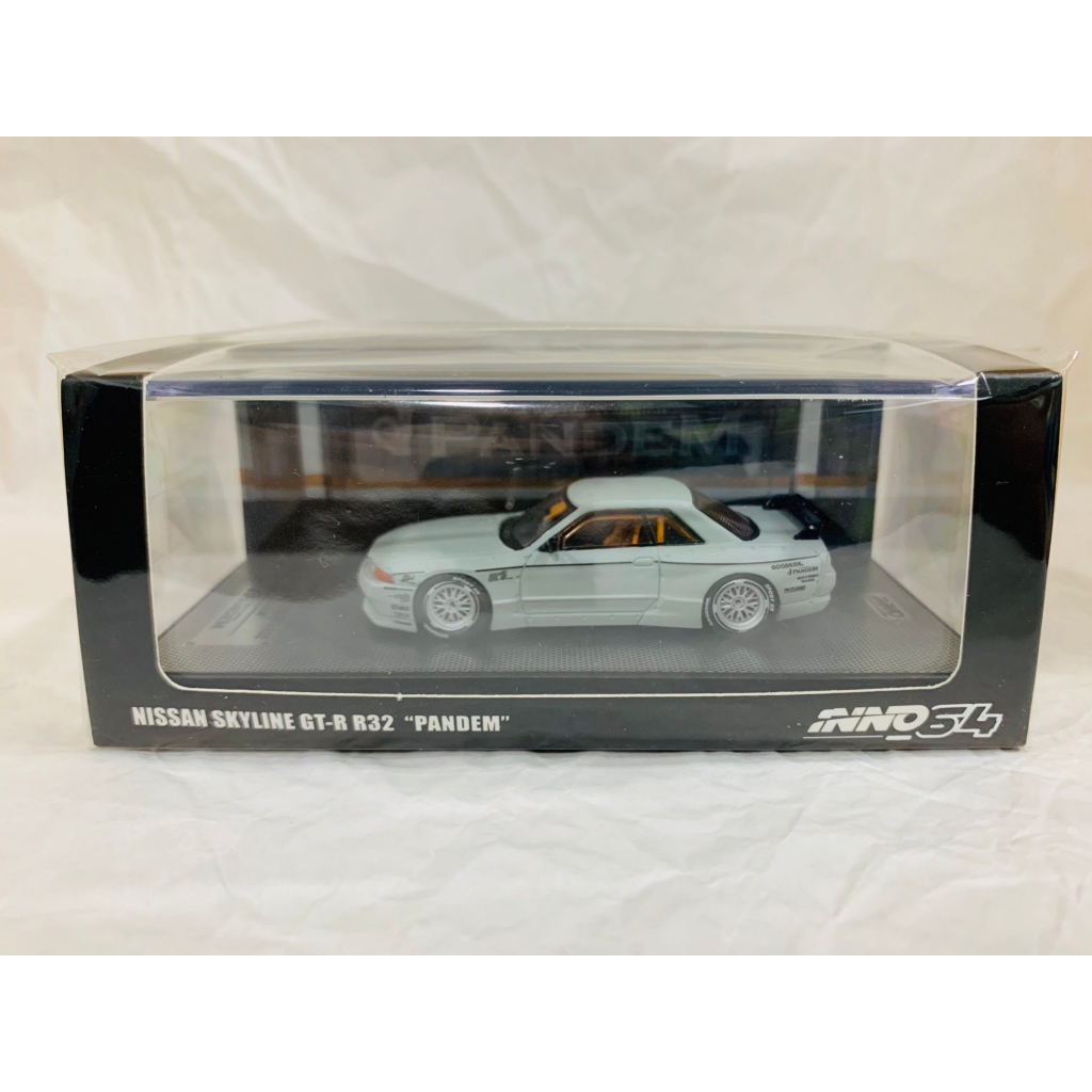 Inno64 Nissan Skyline GT-R R32 Pandem Matt Grey Tokyo Auto 2017 1:64 ...