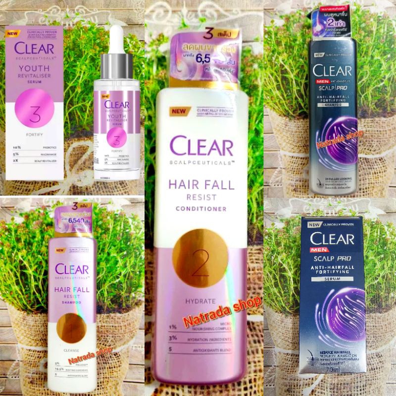 Clear Scalpceuticals Hair Fall Resist 300ml, Clear Men aAnti-Dandruff ...