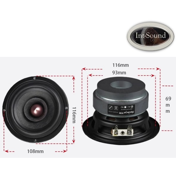 (พร้อมสต๊อก) ลำโพง 4 นิ้ว ฟูลเรนจ์ เสียงดีมาก - Full Range 4 Inch ...