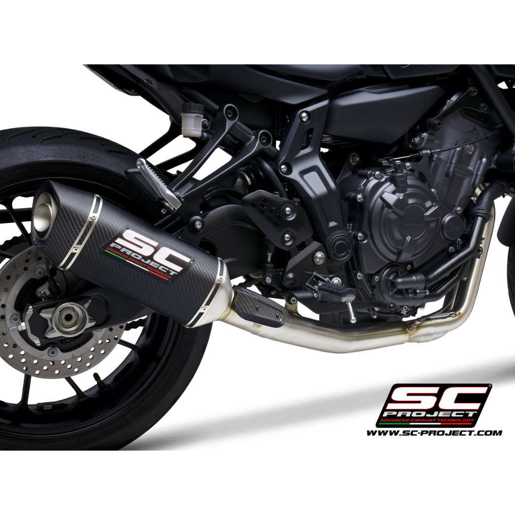 SC-Project ท่อไอเสียสำหรับ YAMAHA MT-07 (2021 - 2022) |2-1 stainless ...