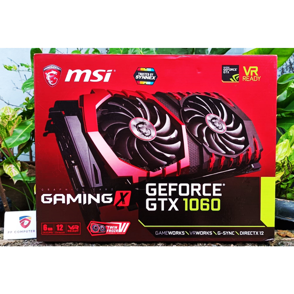 MSI GTX 1060 OC 6G GAMING X ตัวแรง ท็อปสุดของรุ่น , gtx 1060 6g ...