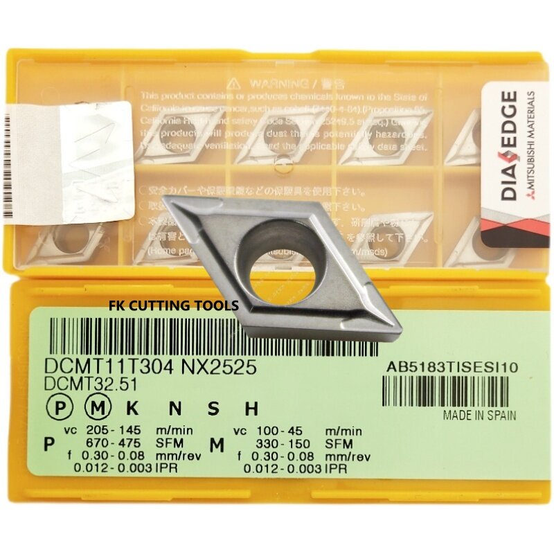 เม็ดมีด Inserts DCMT DCMT11T304 - DCGT DCGT11T304 เม็ดD11 มุม04 หน้า ...