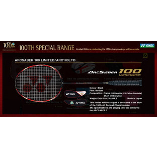 ***RARE / Genuine / Discontinue***Yonex ArcSaber 100 Limited (The 100th ...