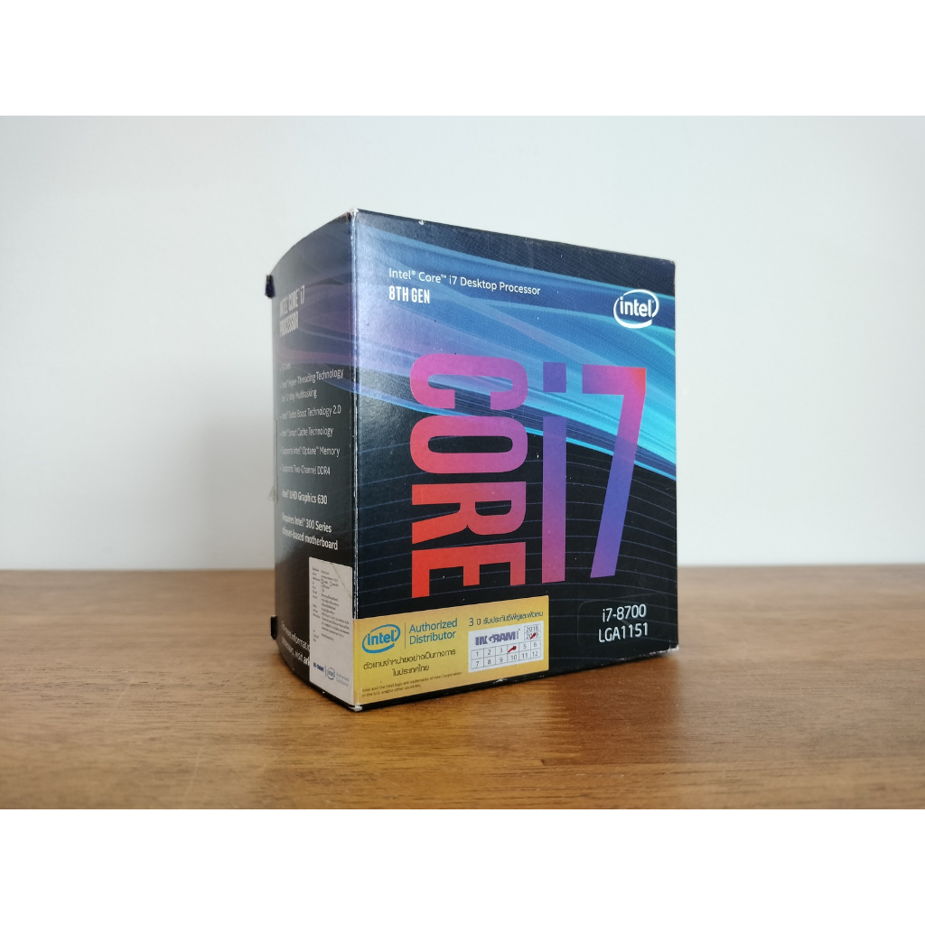 CPU (ซีพียู) INTEL CORE I7-8700 - I7-8700K - I7-8086K SOCKET 1151 ...