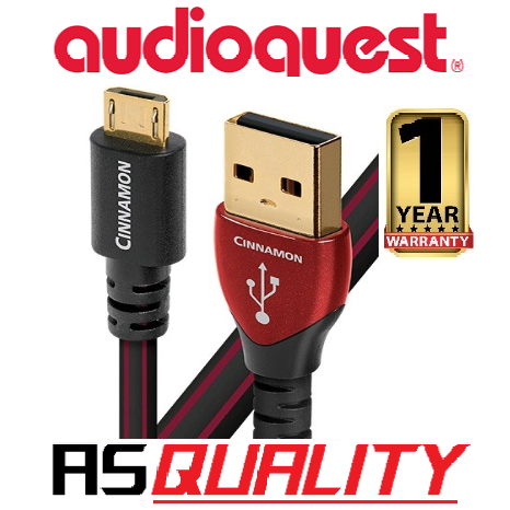 AUDIOQUEST : USB-CINNAMON (USB 2.0) (A TO MICRO) | Shopee Thailand