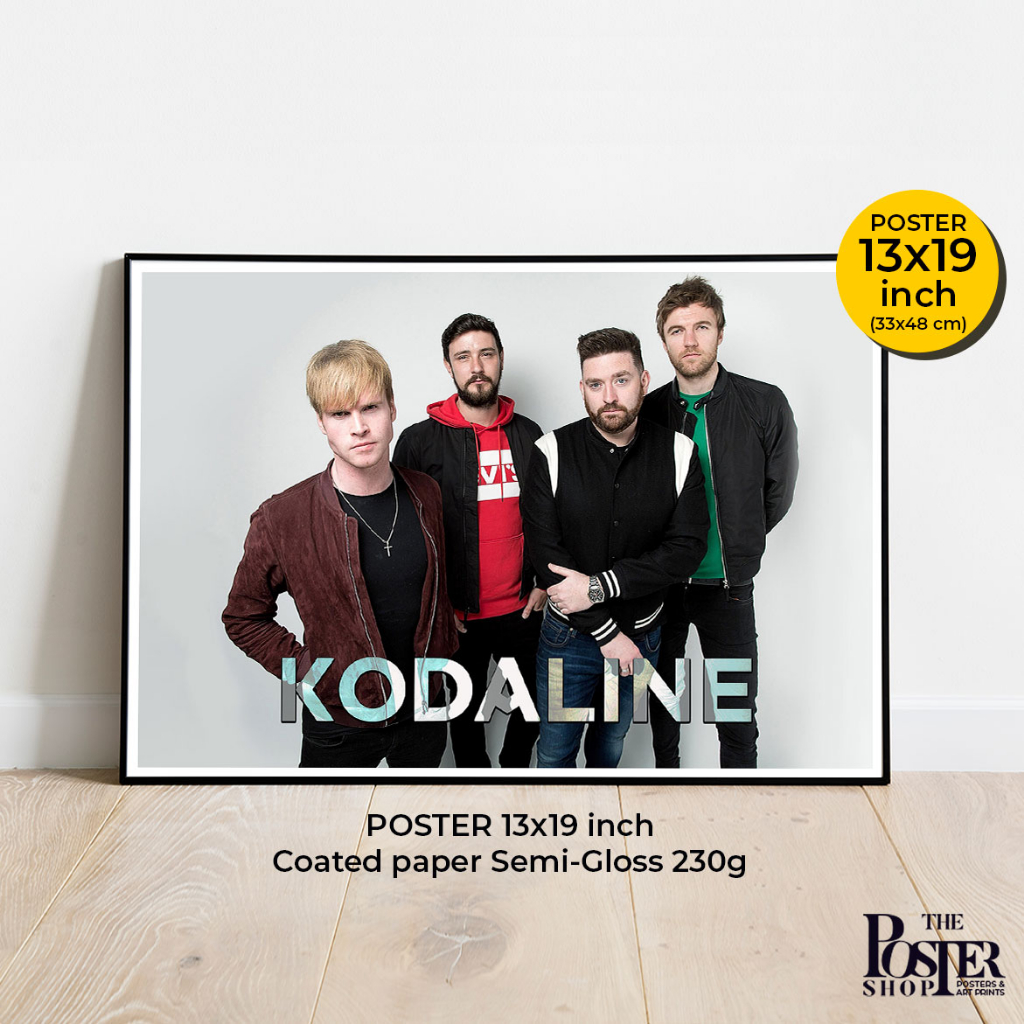Kodaline Posters โปสเตอร์วง โคดาไลน์ วงร็อกสัญชาติไอริช ภาพขนาด 13X19 ...