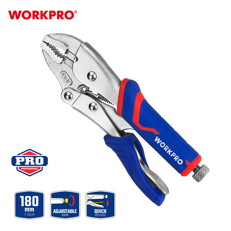 WORKPRO คีมล็อคปากโค้ง CR-V มีขนาด 7", 10" | Shopee Thailand