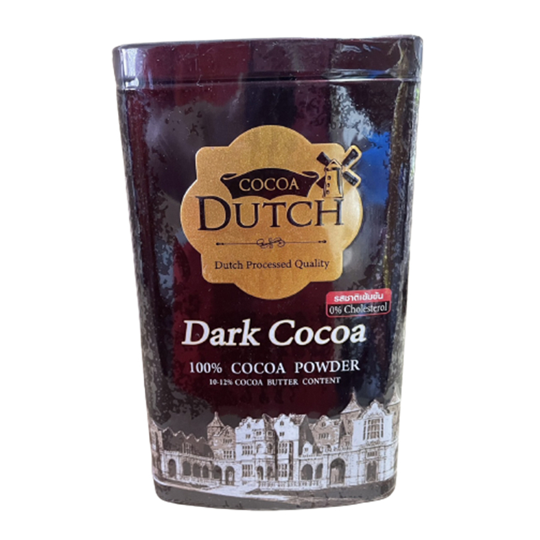 Dutch Dark Cocoa 100% Cocoa Powder ดัชท์ โกโก้ ดาร์ก โกโก้สำเร็จรูปชนิดผง 180g. | Shopee Thailand