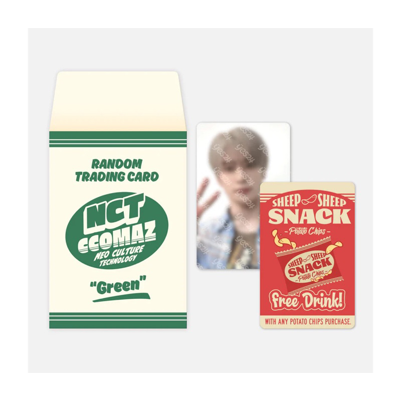 พร้อมส่ง NCT CCOMAZ GROCERY STORE - RANDOM TRADING CARD SET GREEN ...