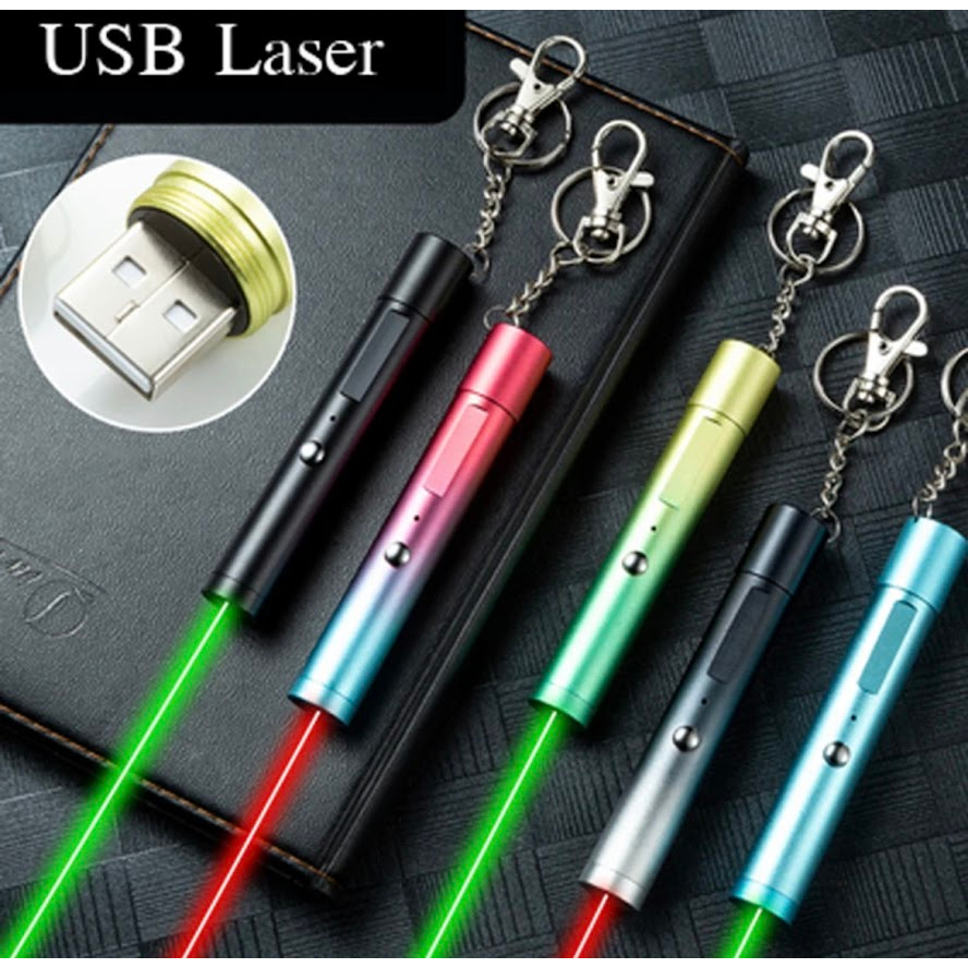 พร้อมส่ง HT-08 Green Laser Pointer เลเซอร์ USB Charge ตัวชี้เลเซอร์713 ...