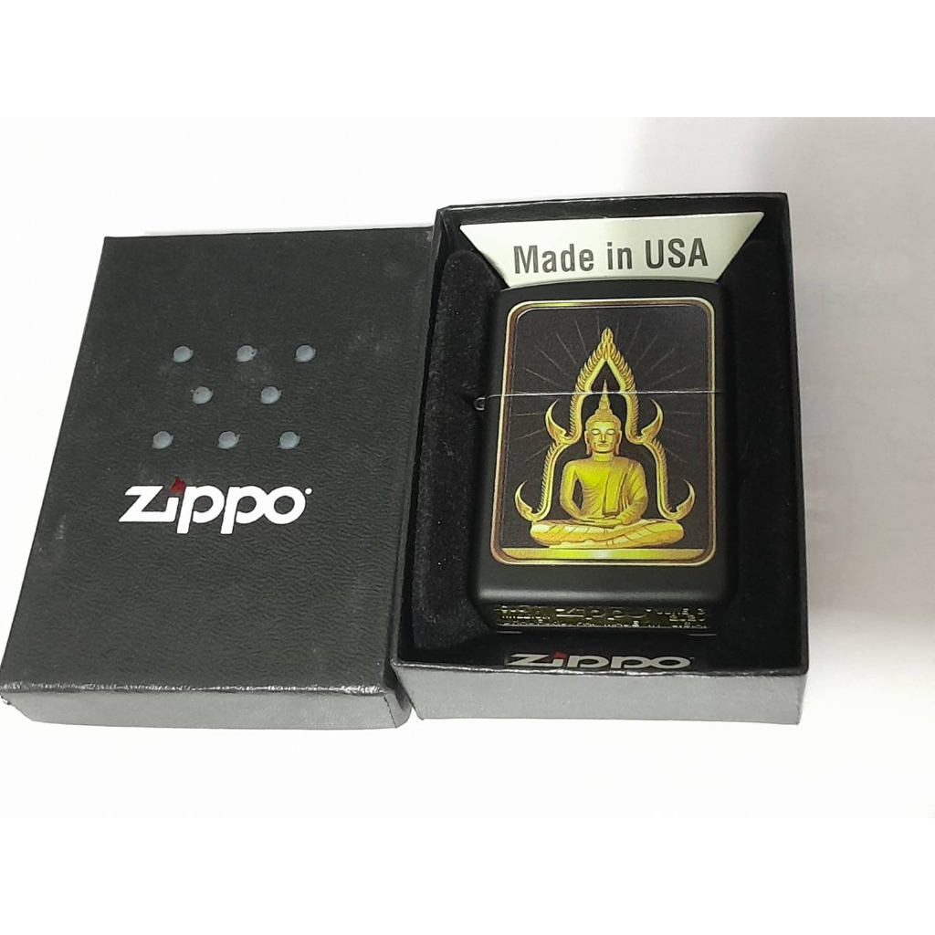 ZIPPO600 MILLIONตูดพิเศษฉลอง600ล้านชิ้น ZIPPO 29836 BUDDHA BLACK MATTE ...