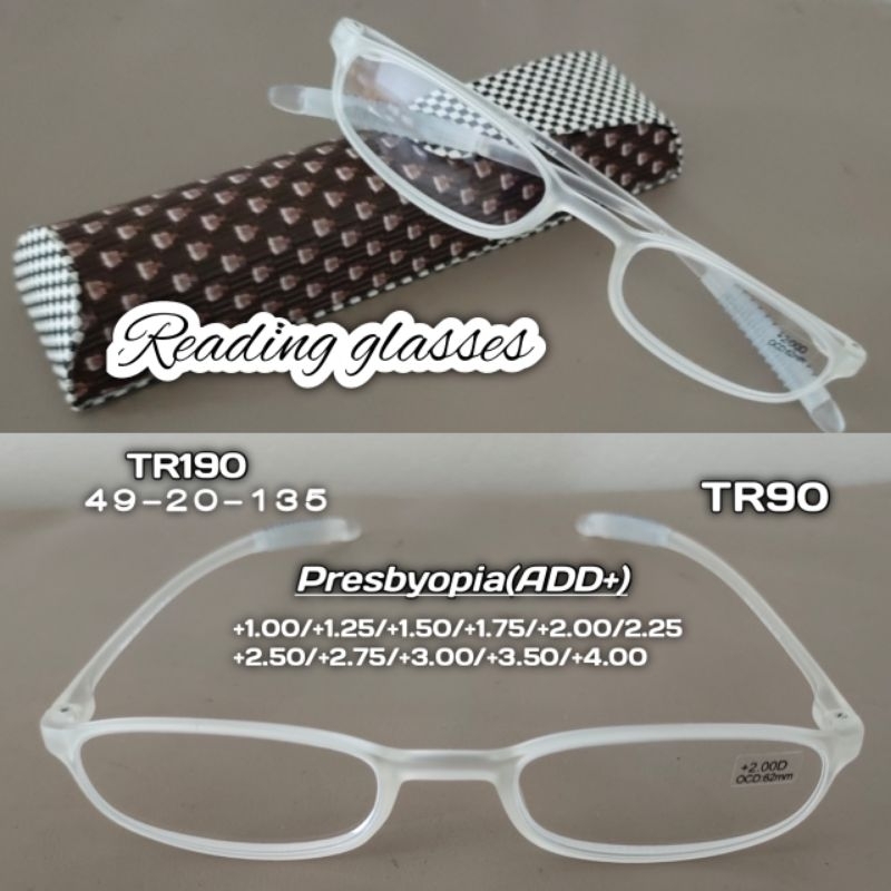 TR190 แว่นตาสายตายาว วัสดุTR90 น้ำหนักเบา | Shopee Thailand