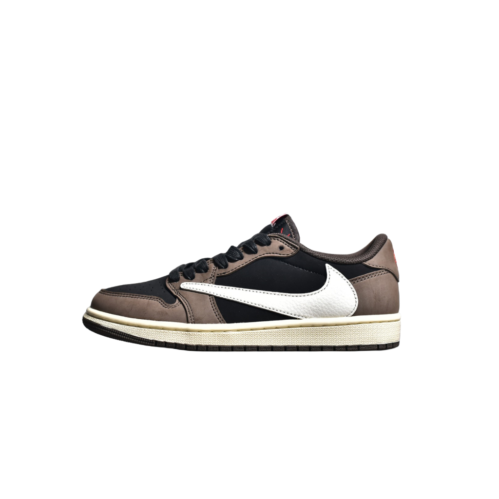 Travis Scott x Nike Air Jordan AJ1 Low OG รองเท้าผ้าใบลำลองรองเท้าสเก็ต ...