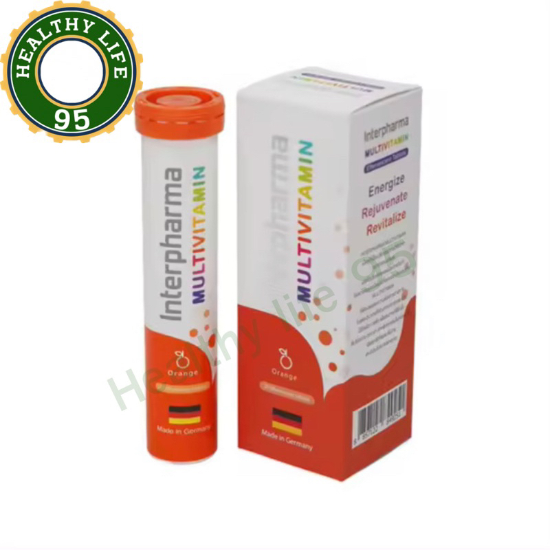 Multivitamin Interpharma Orange มัลติวิตามิน อินเตอร์ ฟาร์มา รสส้ม บรรจุ 20 เม็ด จำนวน 1 กล่อง ...