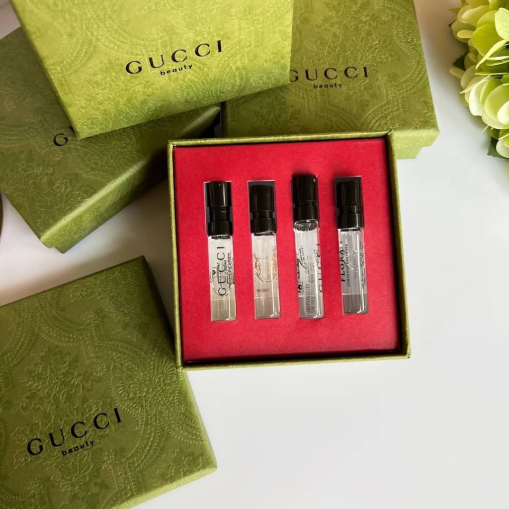 เซ็ตน้ำหอมไวออล Gucci Sample Vials Set 4 Pcs. for Women | Shopee Thailand