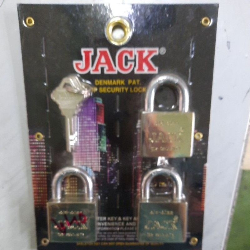 กุญแจมาสเตอร์คีย์ / คีย์อะไลค์ Jack (key alike) (ชุด2,3,4,5ตัว) ขนาด 40 ...