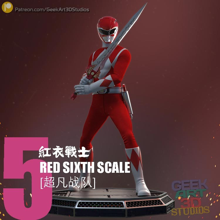 [โมเดลไม่ทำสี] Power Rangers 3D printing model | Shopee Thailand