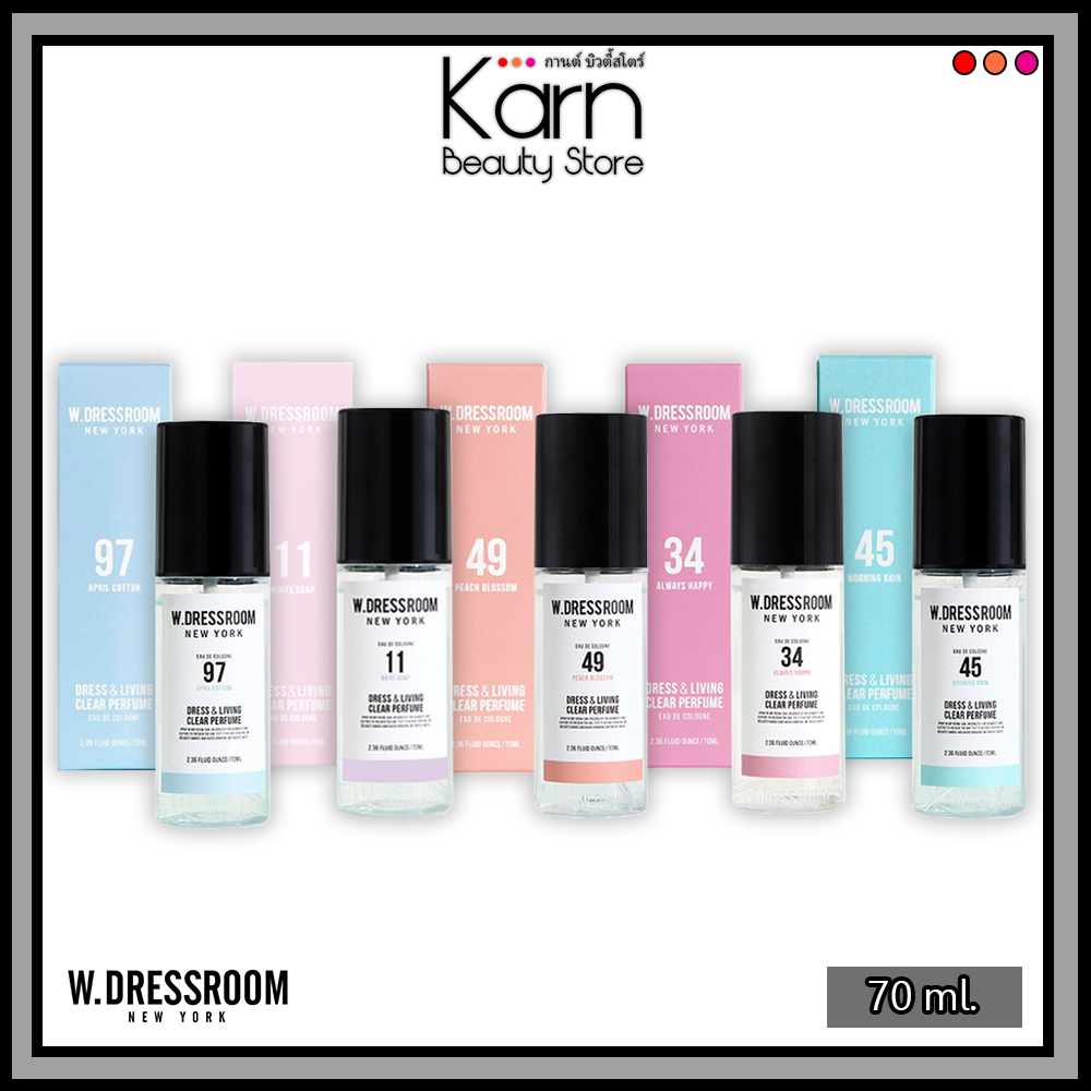 (แท้/ฉลากไทย) W.Dressroom Dress & Living Clear Perfume ดับเบิลยู.เดรส ...