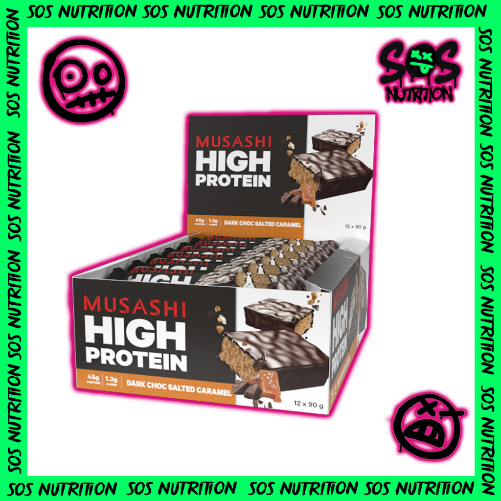MUSASHI HIGH PROTEIN BAR 45g | Shopee Thailand
