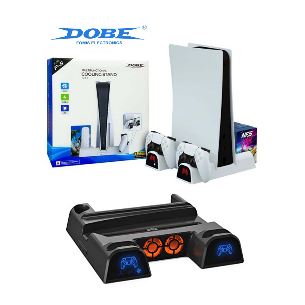 Dobe ขาตั้งเครื่อง Ps5 (PS5 Multifunctional Cooling Stand)(พัดลม PS5 ...