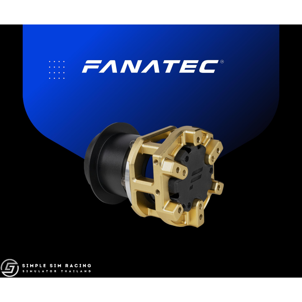 Fanatec Podium Hub for Fanatec ฐานล้อ อะลูมิเนียมโมโนค็อกชุบทอง ...