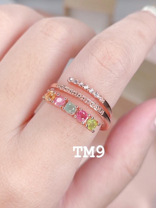 แหวนทัวมาลีน ปรับขนาดได้ TM09 | Shopee Thailand