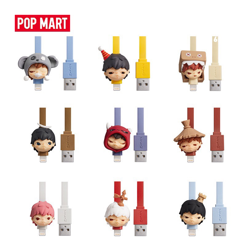 *พร้อมส่งแบบสุ่ม* สายชาร์จ Pop mart Hirono v.4 ของใหม่ไม่แกะ ของแท้ 100 ...