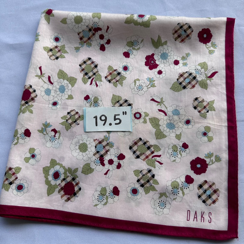 Daks ผ้าเช็ดหน้า ลายดอกไม้ | Shopee Thailand