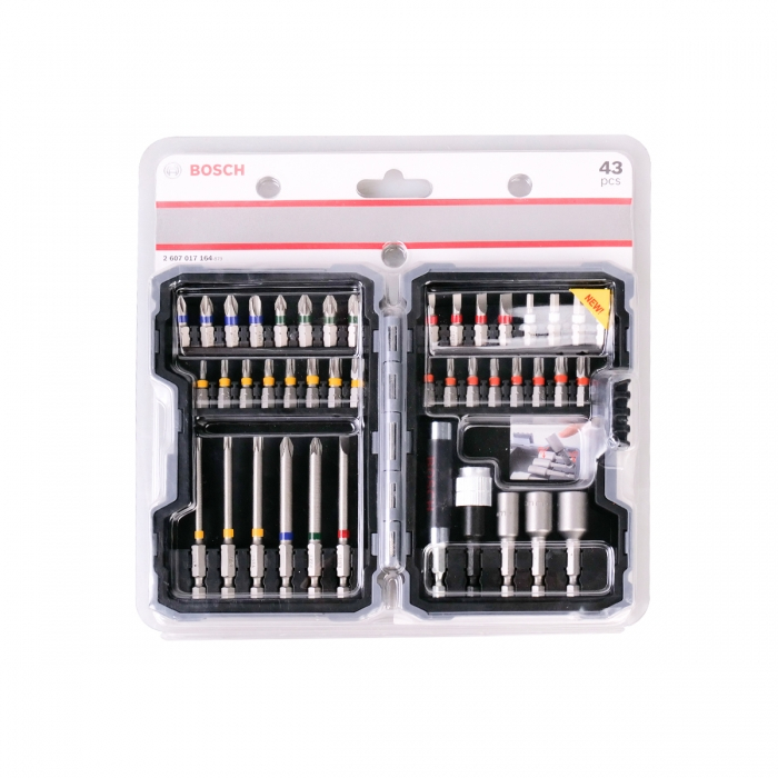 BOSCH ไขควงชุด43ชิ้นชุด Bit ไขควงไฟฟ้าเจาะ DIY หัวไขควงชุด Rainbow ...