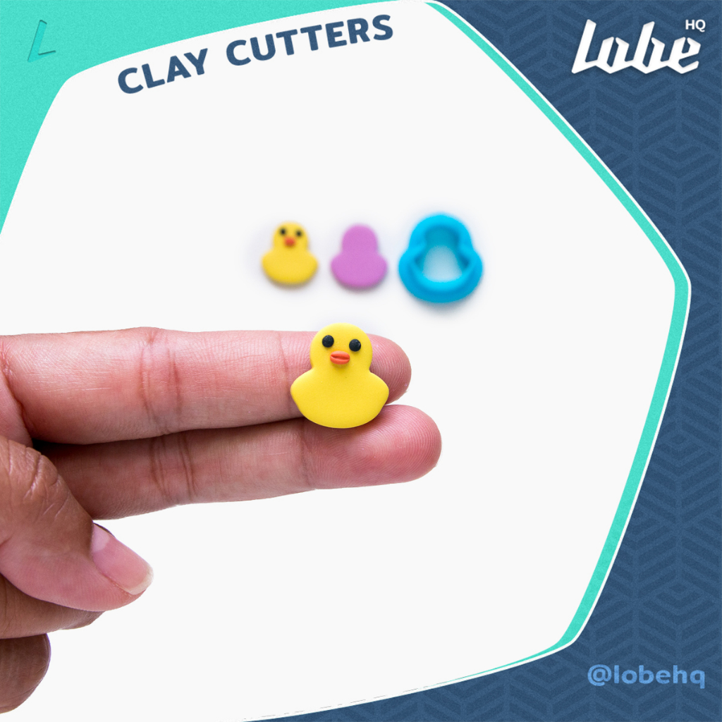 Lobehq Duck Shape B Outline Polymer Clay Cutter/ แม่พิมพ์กดดินโพลิเมอร์ ...