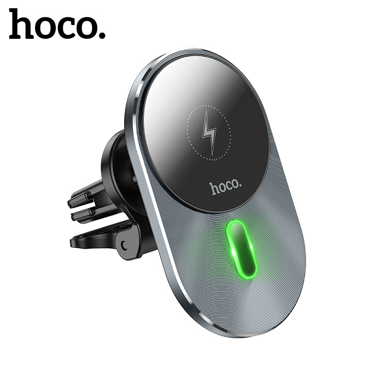 Hoco CA91 ของแท้ 100% 15W ที่วางโทรศัพท์ในรถยนต์ แบบแม่เหล็กไร้สาย ...