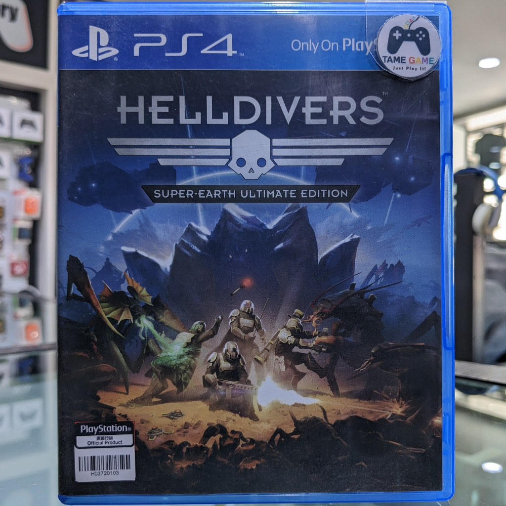 (ภาษาอังกฤษ) มือ2 PS4 Helldivers Super-Earth เกมPS4 แผ่นPS4 มือสอง (เล่นกับ PS5 ได้ เล่น2คนได้ ...