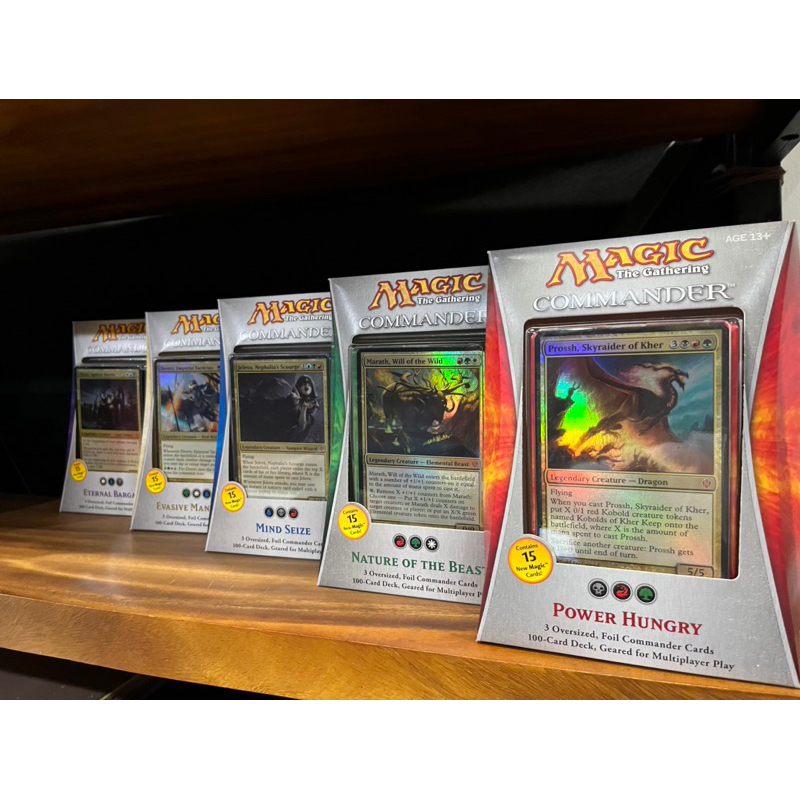 MTG Commander Decks 2013 , Eternal Bargain , Evasive Maneuvers , Mind Seize , Nature of the ...