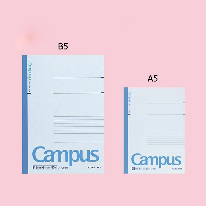 KOKUYO Campus สมุดบันทึก รุ่น 5BN ขนาด B5 / A5 (จำนวน 50 แผ่น) ของแท้!!! จากประเทศญี่ปุ่น ...