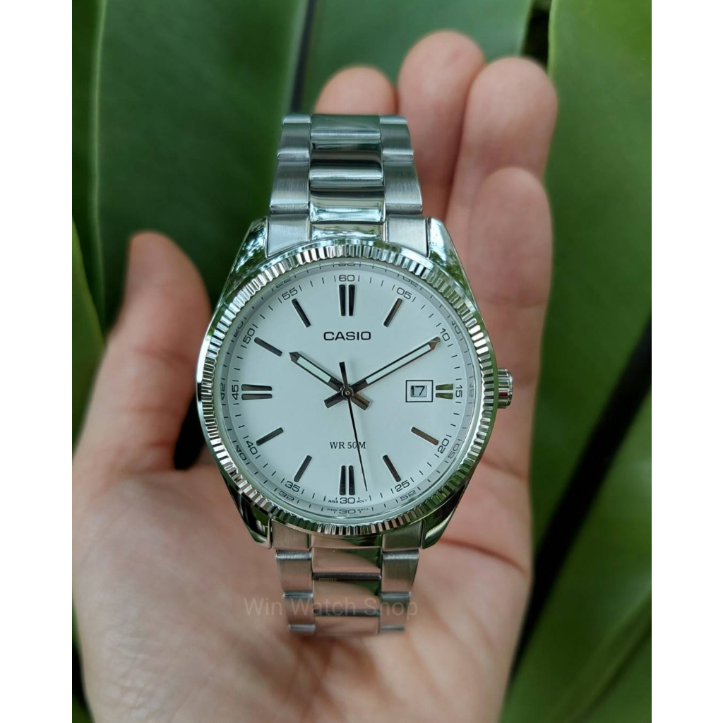 นาฬิกา Casio รุ่น MTP-1302D-7A1 นาฬิกาข้อมือผู้ชาย สายสเตนเลสสตีล ...