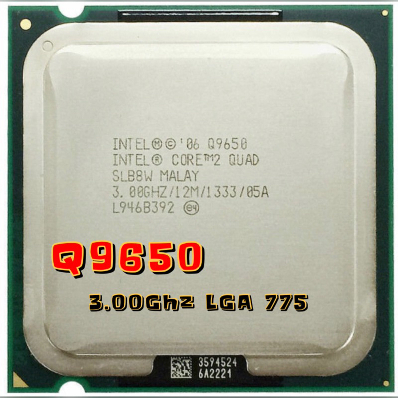 พร้อมส่งทันที Cpu Intel Q9650 3.00Ghz LGA 775 | Shopee Thailand