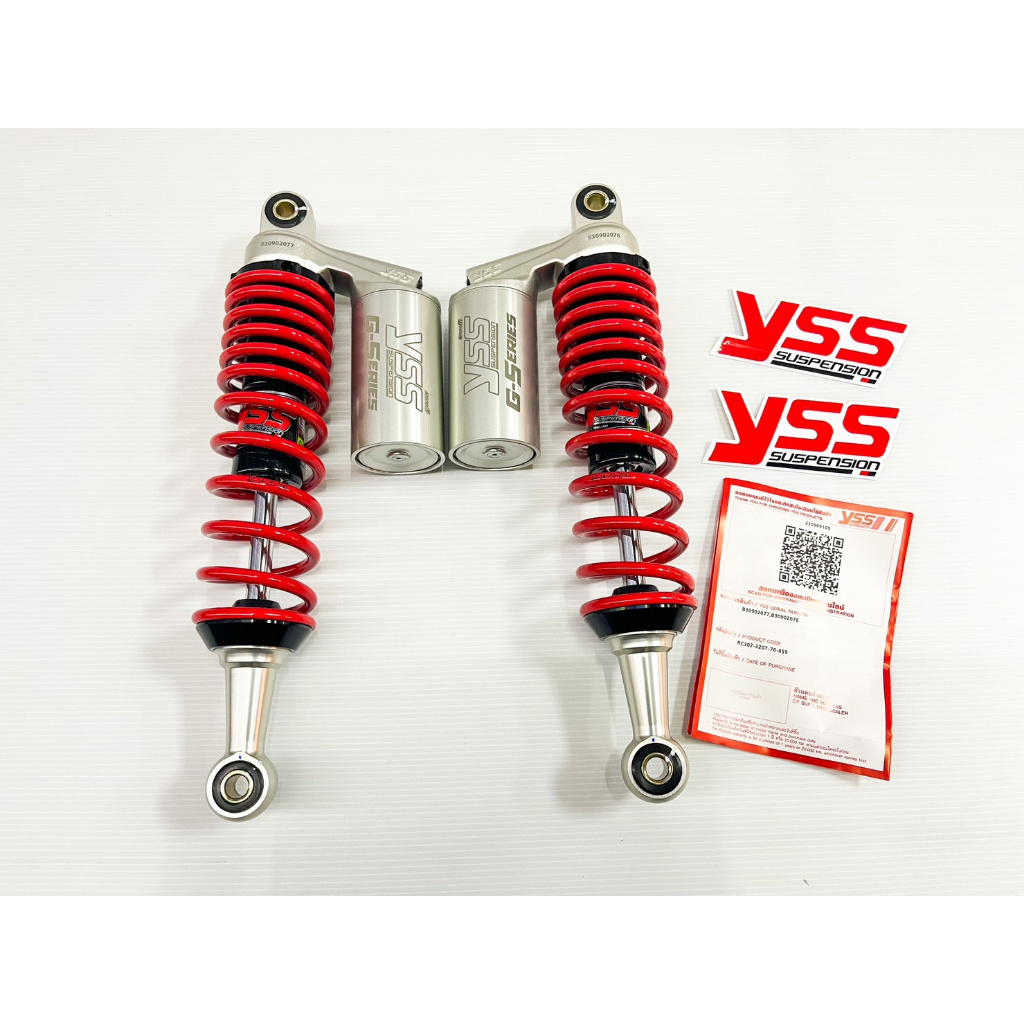 โช้คหลัง (YSS) GAS ECO LINE G-SERIES L.10/W110i 13-20/W125I 13-20ดำ/แดง/HT **ของแท้มีใบรับประกัน ...
