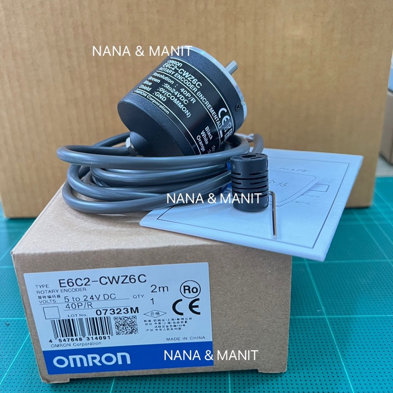E6C2-CWZ6C แกน6มิล 5to 24VDC 40 50 60 360 500 600 720 1024 2000P/R ...