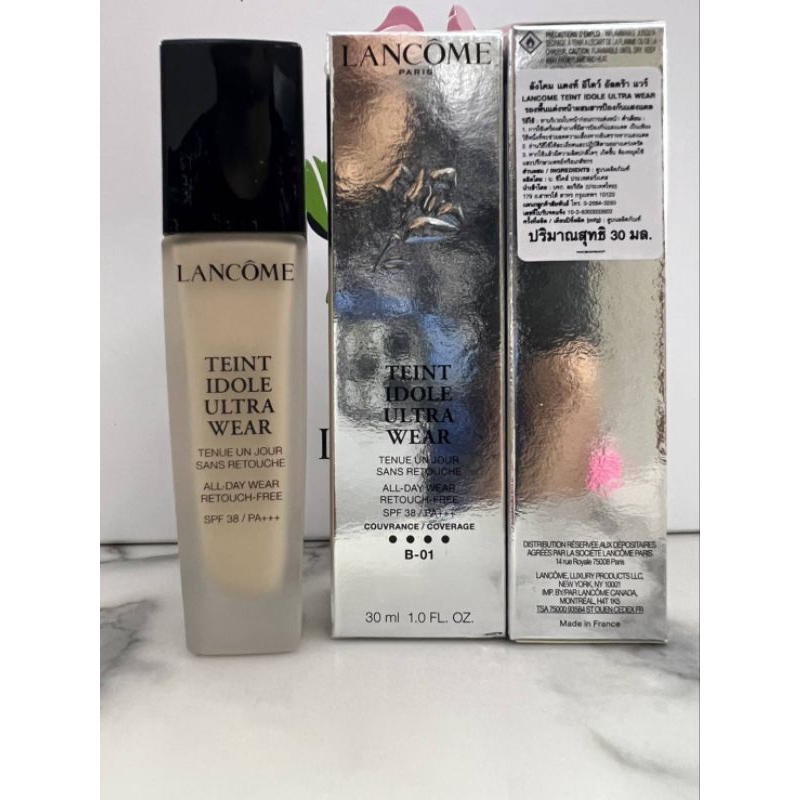 รองพื้นลังโคม Teint Idole Ultra Wear Foundation SPF38 PA+++30 ml#B-01 | Shopee Thailand