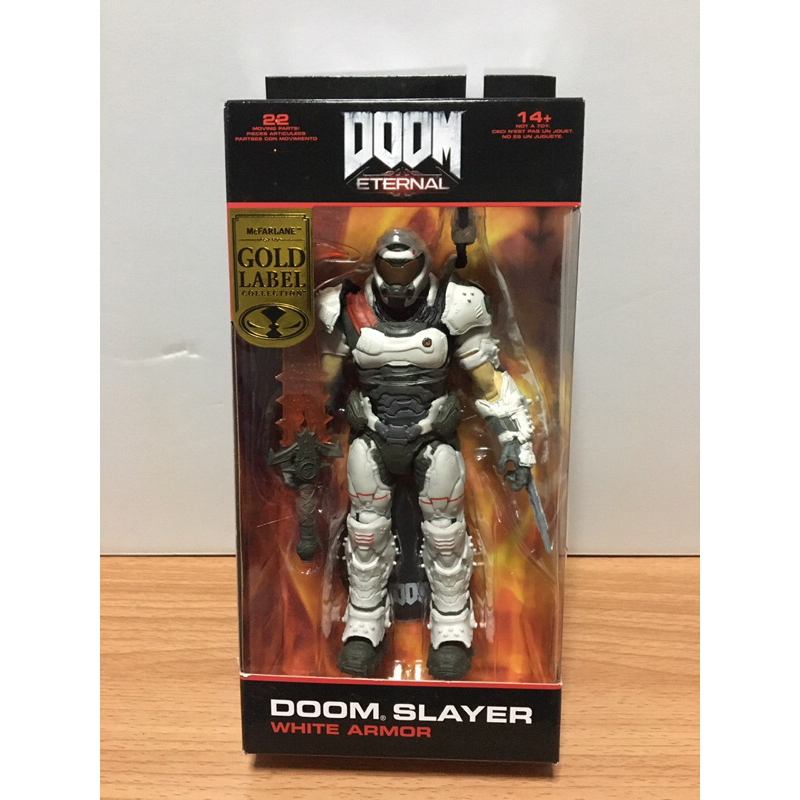 McFarlane Toys Doom Eternal Doom Slayer Astro Slayer Skin White Armor ...