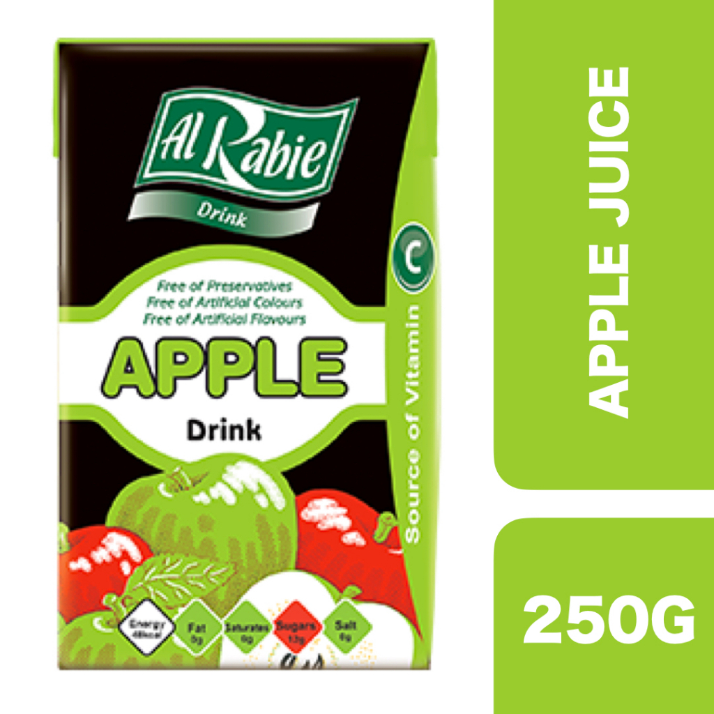 Al Rabie Apple Juice 250ml ++ อัล ราบี น้ำแอปเปิ้ล 250มล. | Shopee Thailand